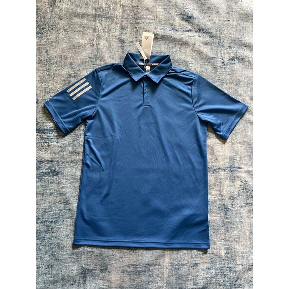 adidas | Shirts & Tops | New Adidas Trace Royal Blue Polo Golf Shirt ...